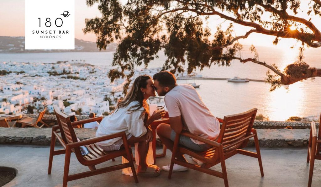 180 Sunset Bar in Mykonos, Greece – Kafedena's Village